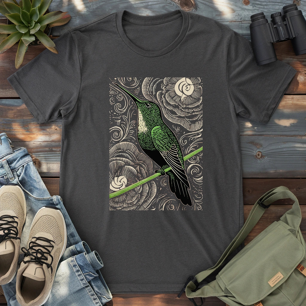 Green Hummingbird T-shirt – BirderyTees
